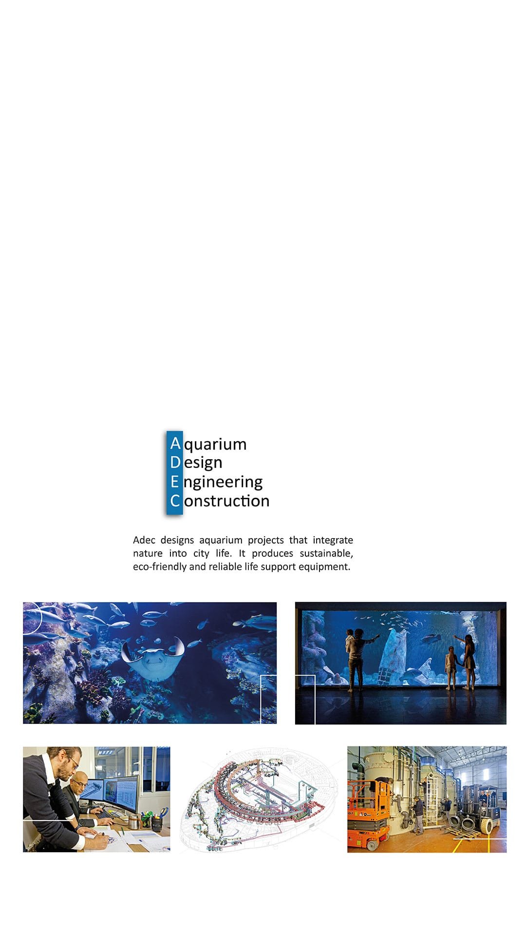 Adec LSS Website – Homepage